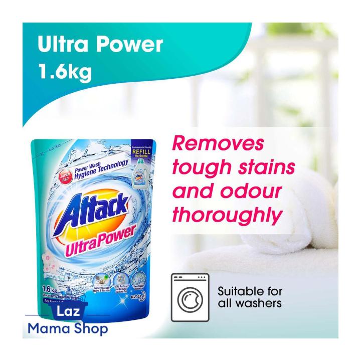 Attack Ultra Power Liquid Detergent Refill Pack 1.4KG (Laz Mama Shop ...