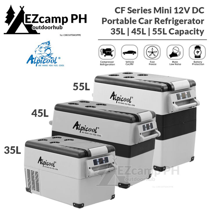 ALPICOOL CF Series Car Refrigerator Portable Glamping Home Car Auto ...