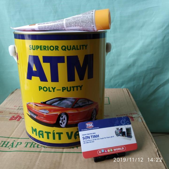 Bột trét đa năng Matit vàng ATM cao cấp trét vết lồi lõm sắt thép và gỗ ...