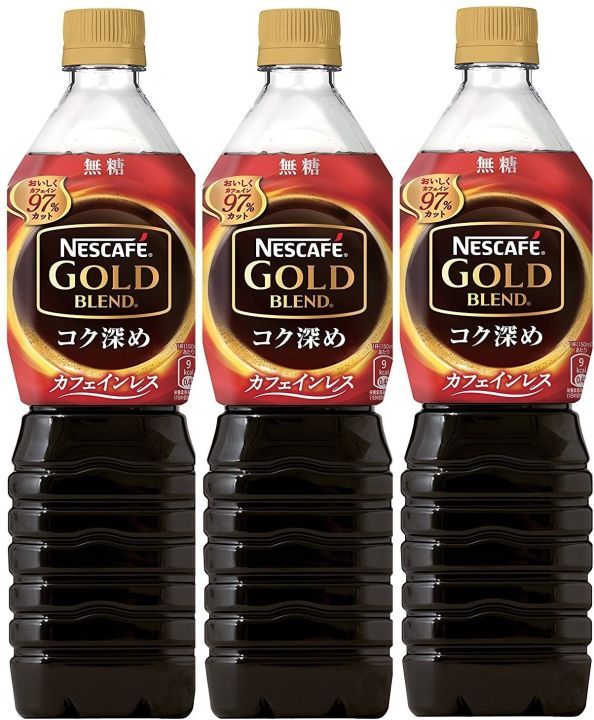 [3 Bottles] Japan Nescafe Gold Blend Rich Deep Bottle Coffee ...