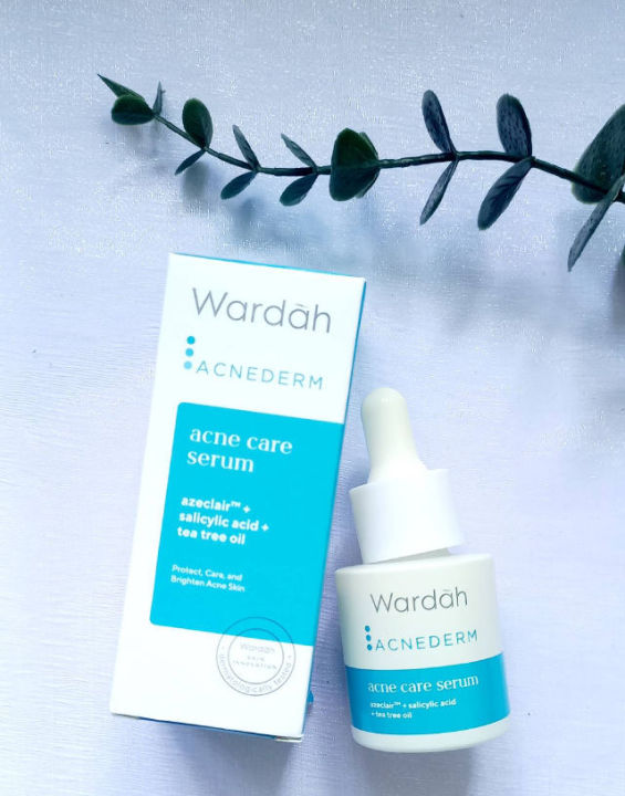 Wardah Acnederm Acne Care Serum 15ml with Salicylic Acid Wardah Jerawat ...