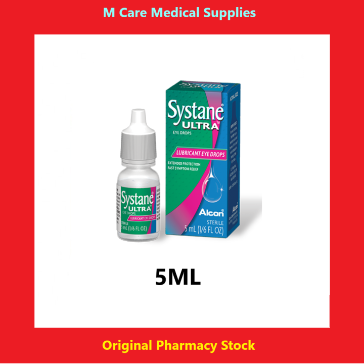 ALCON Systane Ultra Lubricant Eye Drops -5ML | Lazada