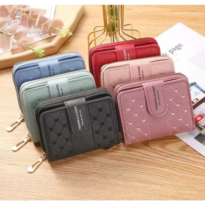 KIKI Ph Korean version new stylish wallet with love color coin purse ...