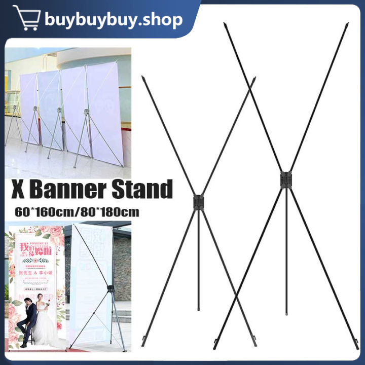 X Banner Display Stand For Tarpaulin Banners Portable Pop Up ...