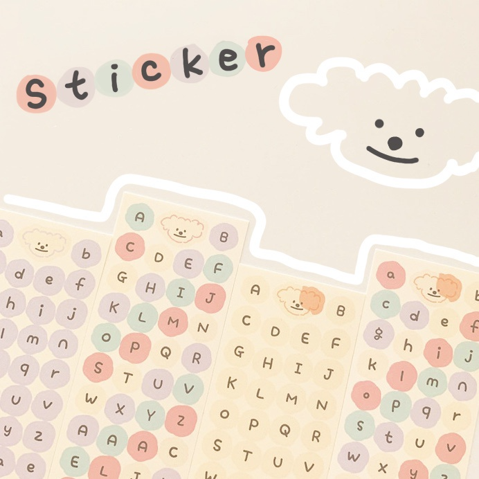 Alphabet Sticker / Cute English Alphabet Sticker / Mini Photo Sticker ...