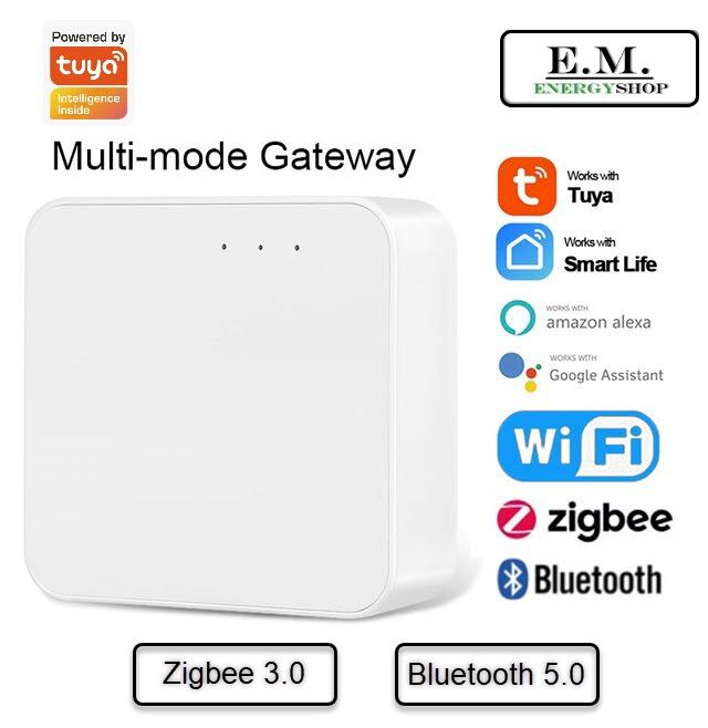 Tuya ZigBee Gateway 3.0 รุ่นใหม่ Wifi + Bluetooth 5.0 Multi-mode IoT Smart Home ใช้ร่วมกับ ...
