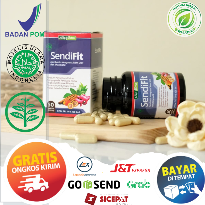 Ramuan Herbal SENDIFIT 100% ORIGINAL Suplemen Tulang & Sendi - Obat ...