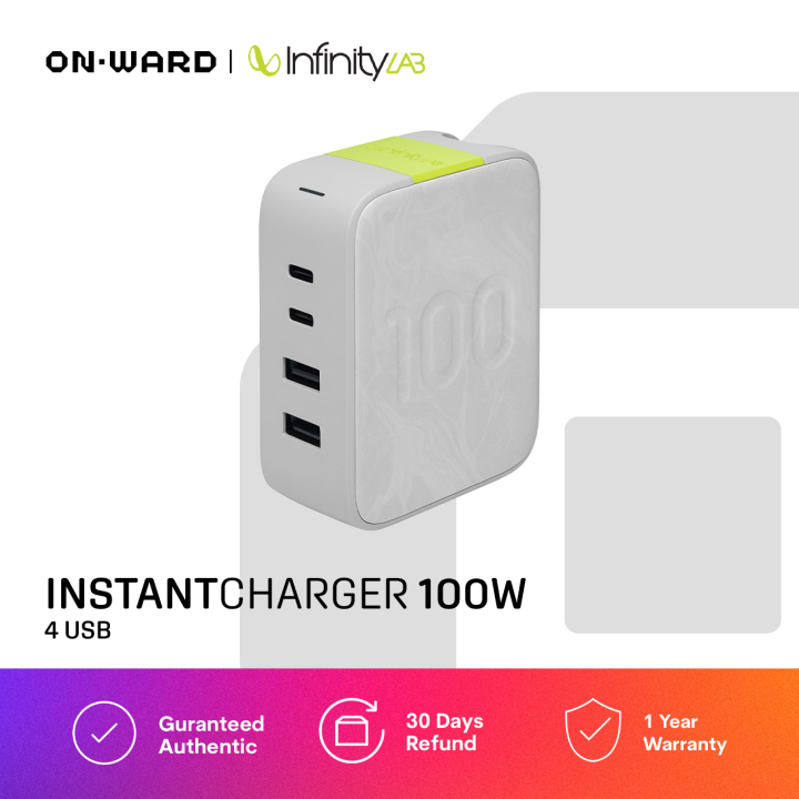 InfinityLab InstantCharger 100W 4 USB | Lazada PH
