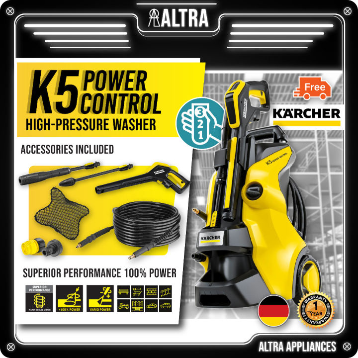 Karcher K5 Power Control High Pressure Washer Water Jet - Made in Italy ...
