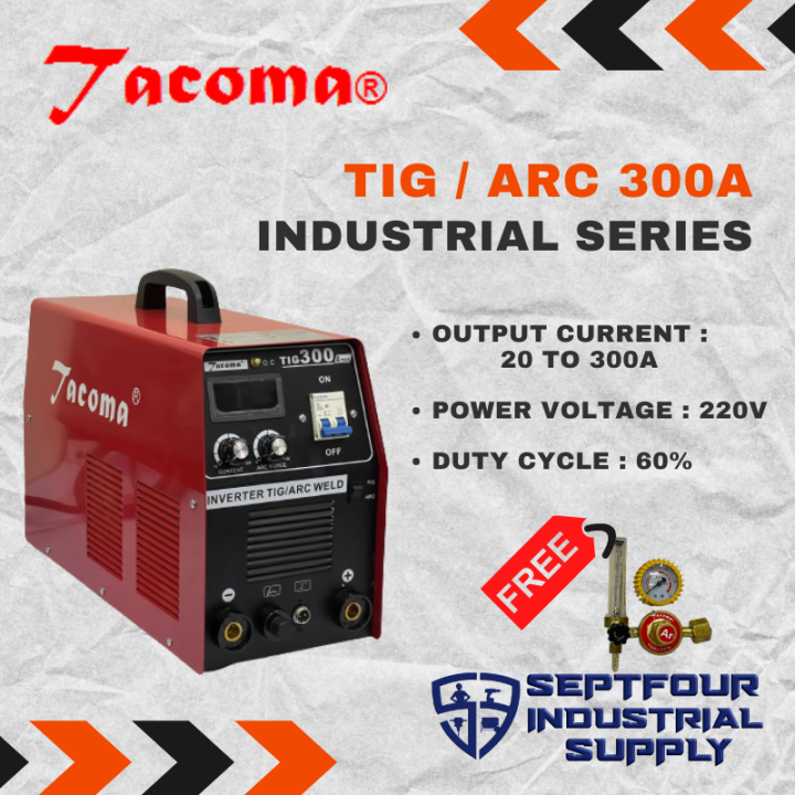 TACOMA TIG/ARC 300A Welding Machine Industrial Series (HEAVY DUTY) for ...