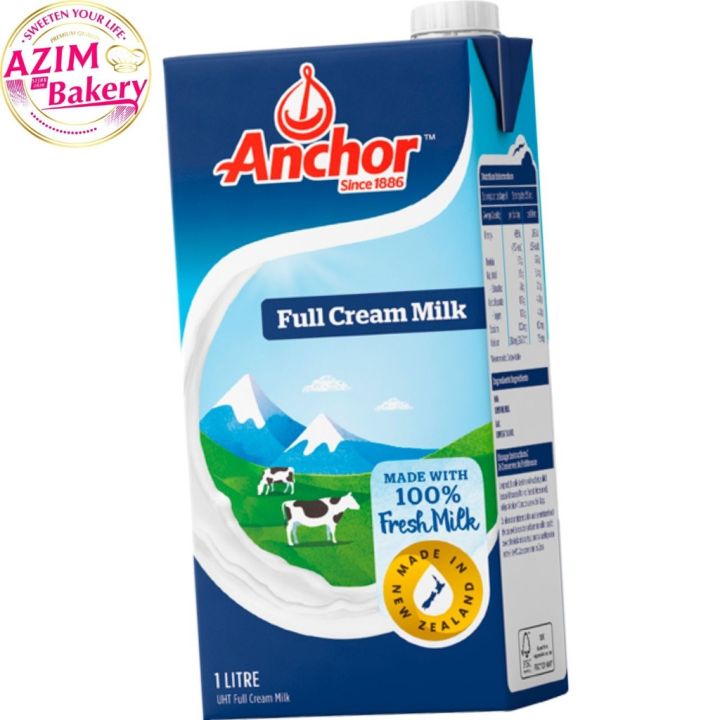 Anchor Full Cream Milk 1l Uht Milk | Susu Penuh Krim Anchor by Azim ...