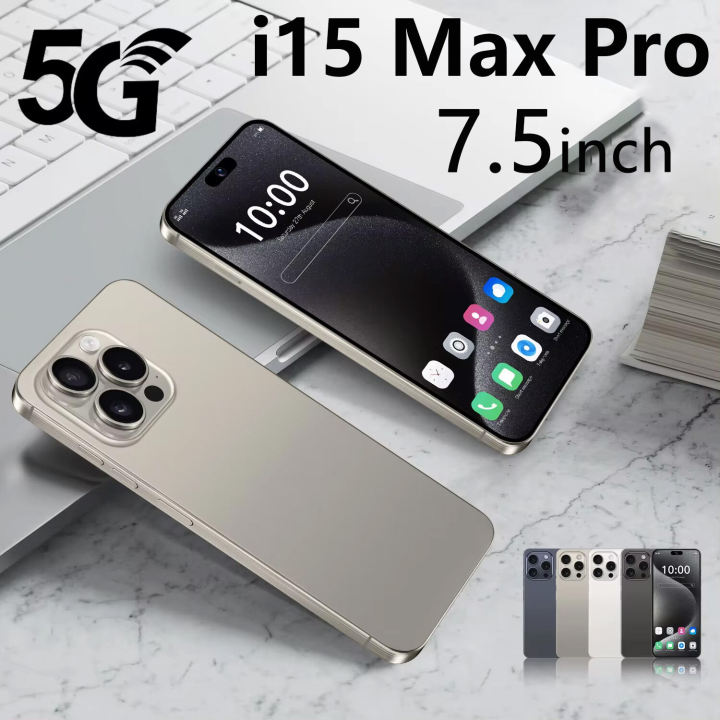 j【รับประกัน1ปี】ของแท้100% 2024 ใหม่ i15 Max Pro 5G 7.5นิ้ว โทรศัพท์ มือถือ NFC แรม 16GB รอม 1TB ...