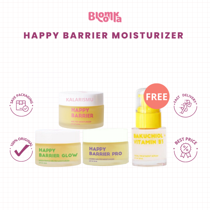 Bloomka Happy Barrier// Happy Glow // Happy Pro Brightening Moisturizer ...