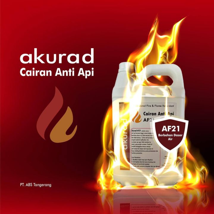 cairan anti api AF21 akurad bersertifikat uji laboratorium | Lazada ...