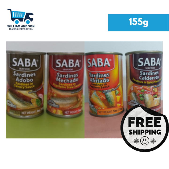 Saba Adobo / Mechado / Afritada / Caldereta SMALL 155g sardines | Lazada PH