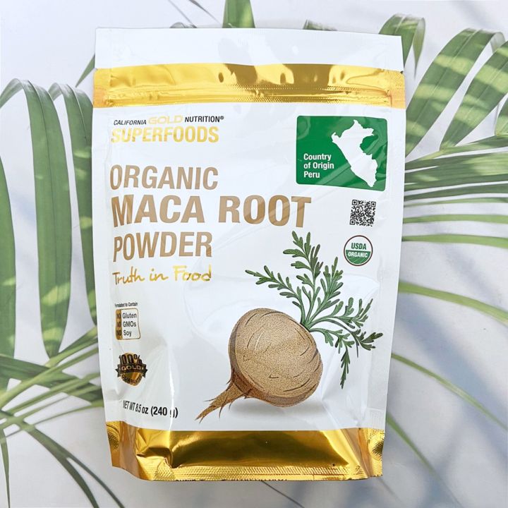 (California Gold Nutrition®) Superfoods Organic Maca Root Powder 240 g ...