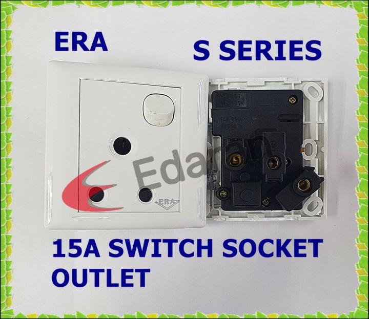ERA S-15/1GS 1G 15A SWITCH SOCKET OUTLET | Lazada