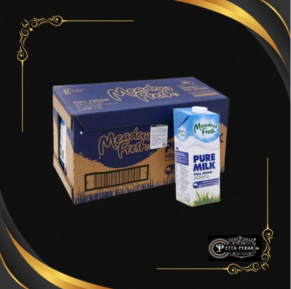 MEADOW FRESH UHT PURE MILK FULL CREAM 1L X 12 EXP : 16 OCT 2025 ...