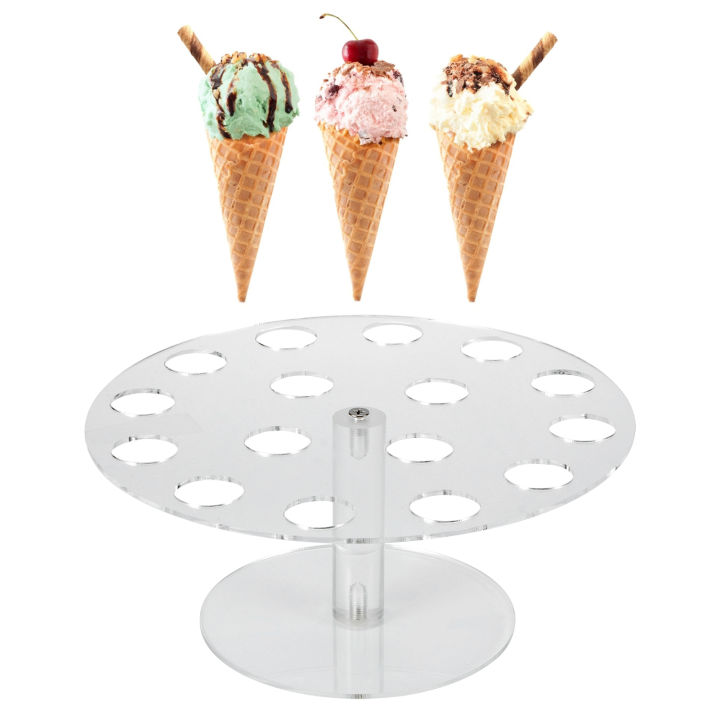 Cone Stand Ice Cream Rack Ice Cream Stand for Sushi Hand Roll Ice Cream ...