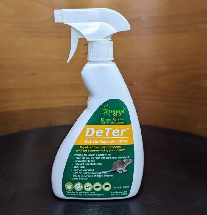 iGreenAsia - DeTer Rat Bio-Repellent Spray (500ml) | Lazada