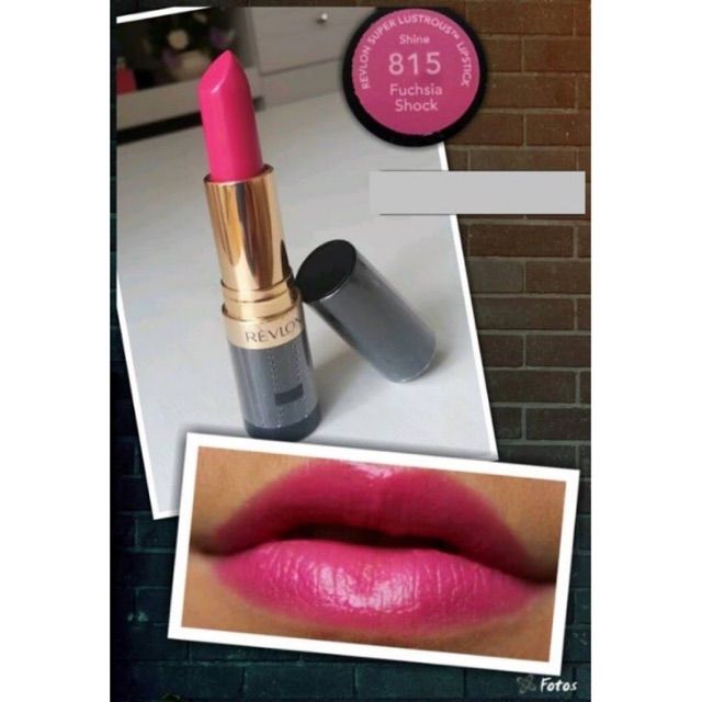 Son Dưỡng Revlon Super Lustrous Lipstick Shine - Fuchsia Shock 815 ...