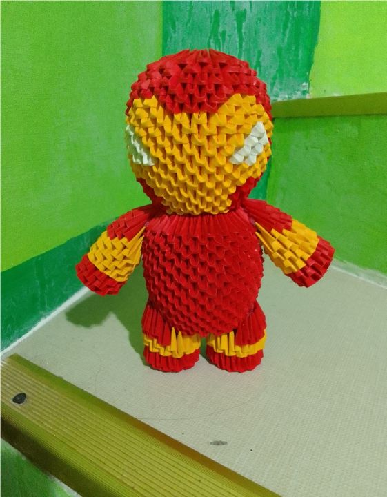 3D Origami Hero (Iron-Man design) | Lazada PH