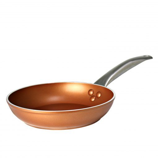 MASFLEX FORGED COPPER FRY PAN AUTHENTIC HEART HEALTHY LOW CHOLESTEROL ...