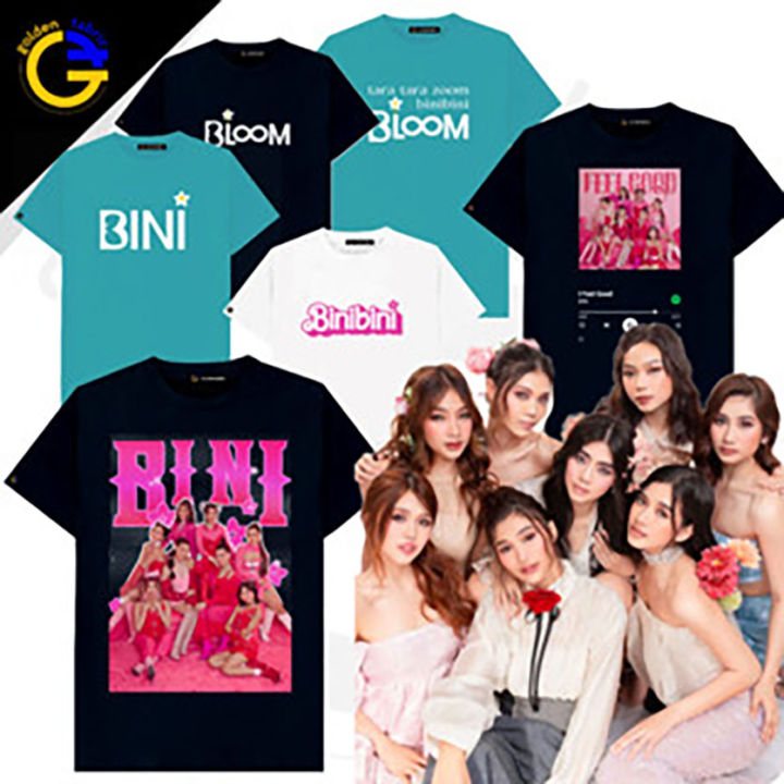 BINI x Bloom Fan Merch ALBUM 1 [PPOP] | GFBDU T-SHIRT | Lazada PH