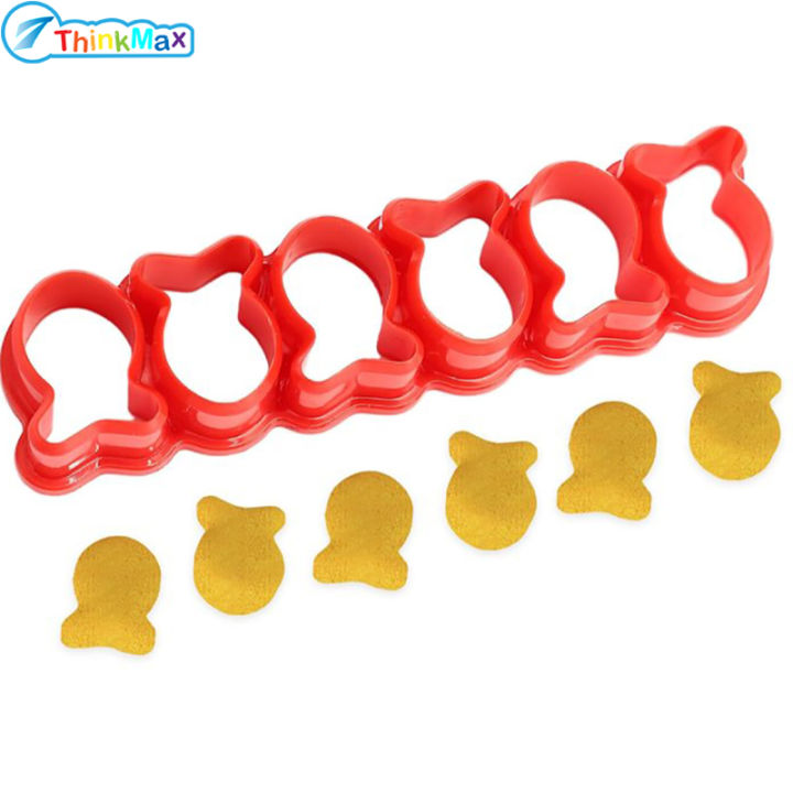 Mini Gold Fish Cracker Cutter Set, Goldfish Cracker Plastic Fish ...