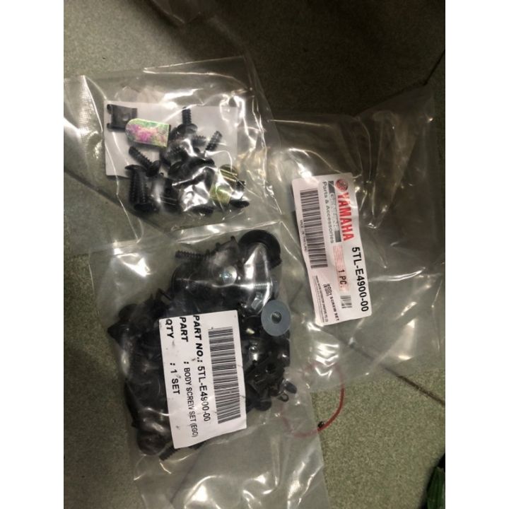 YAMAHA EGO / EGOS COVER SET SKRU COMPLATED SET | Lazada
