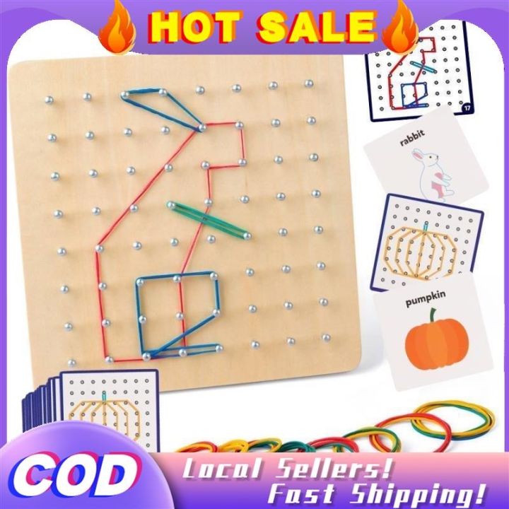 【COD/READY】 Geoboard Mathematical Manipulative Material Board ...
