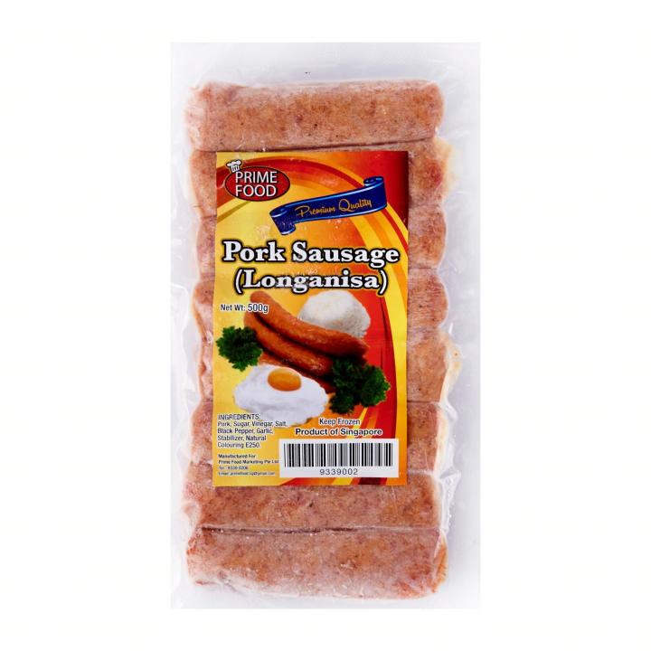 Prime Food Pork Sausage (Longanisa) - Frozen | Lazada Singapore
