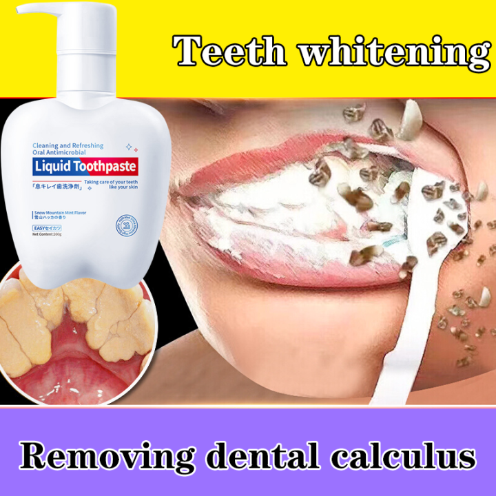 Desensitized toothpaste specifically designed for removing yellowing ...