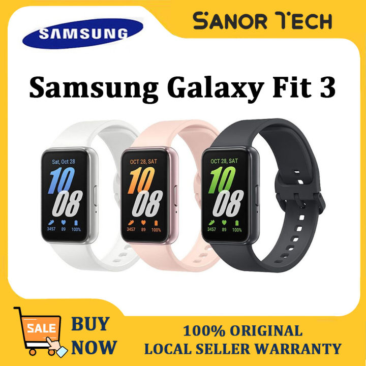 Samsung Galaxy Fit 3 (SM-R390) Bluetooth Smart Watch Fitness Trackers ...