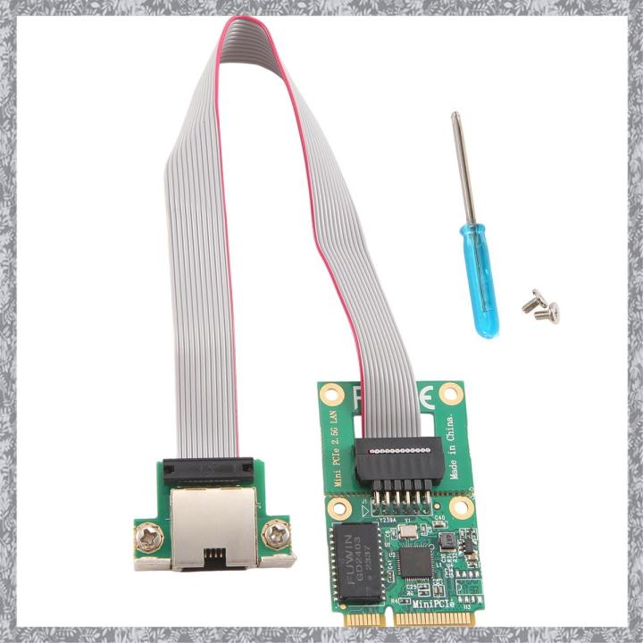 (TCRD) Mini PCIe 2.5G Ethernet Card RJ45 Network Adapter Gigabit ...