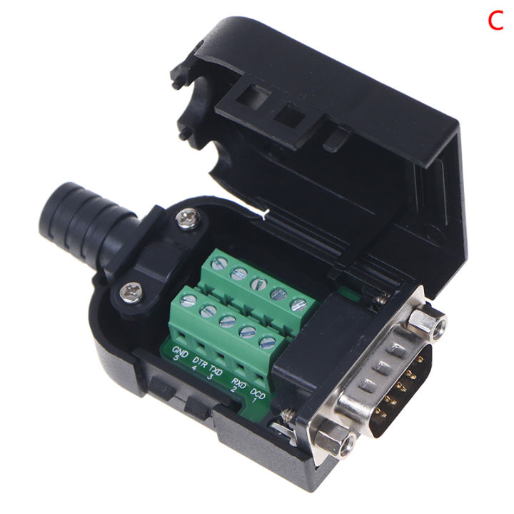 songduanshi DB9 Connector Male Female 9 Pin Plug Wire Sleeve RS232 ...
