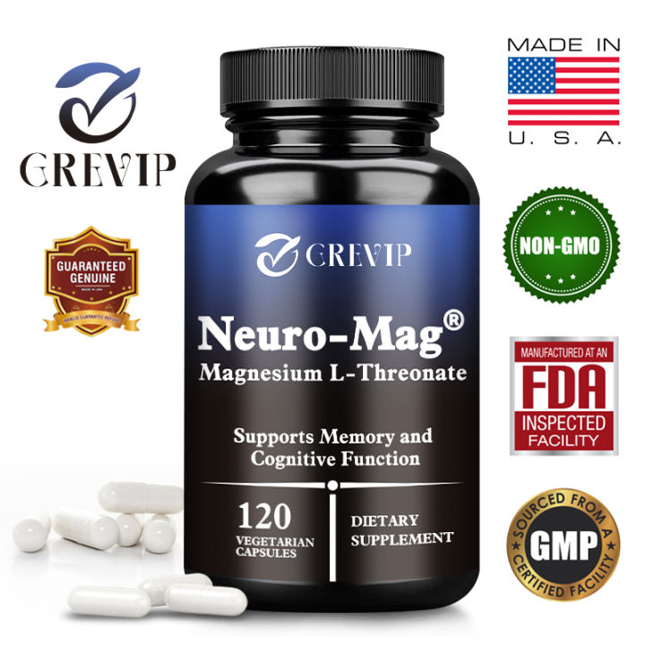 Neuro-Mag Magnesium L-Threonate, High Absorption Supplement ...