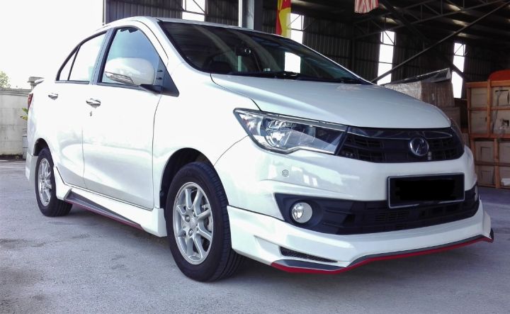 Perodua Bezza Project X Design Bodykit Body Kit Skirting Skirt Lip With ...
