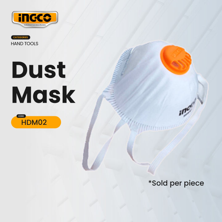 INGCO Dust Mask Safety Dustproof HDM02 FFP2 Rating (N95) IHT | Lazada PH
