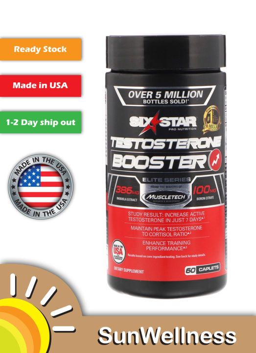 Six Star, Elite Series, Testosterone Booster, 60 Caplets | Lazada
