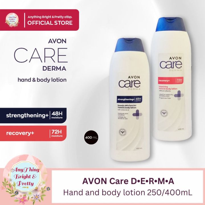 Avon Care Recovery and Strengthening DERMA Hand & Body Lotion 250/400 ...