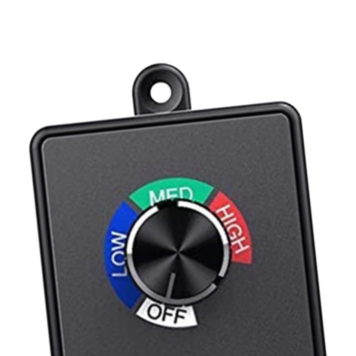 【old 7 S Electric Fan】 Variable Speed Controller Cordless 350w 3amp 120v 60hz Vent Blower Speed