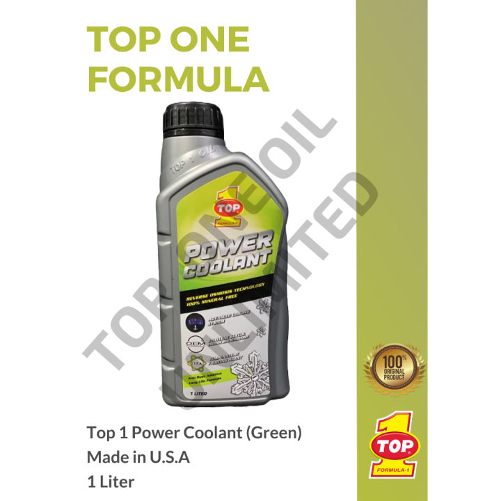 Top One Formula- Long Life Radiator Power Coolant (Green) 1 Liter ...