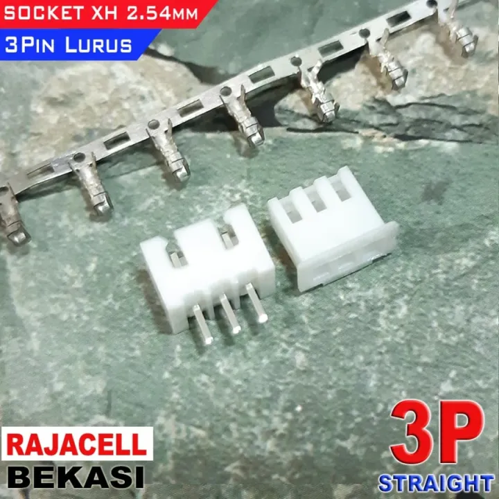 Socket Connector Molex XH 3P 3 Pin Lurus Pitch 2.54mm Soket Konektor | Lazada Indonesia
