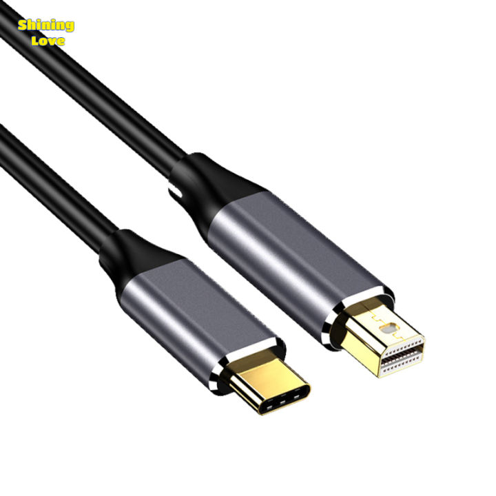 USB C To Mini DisplayPort Cable High Resolution 4K 60hz Connector For ...