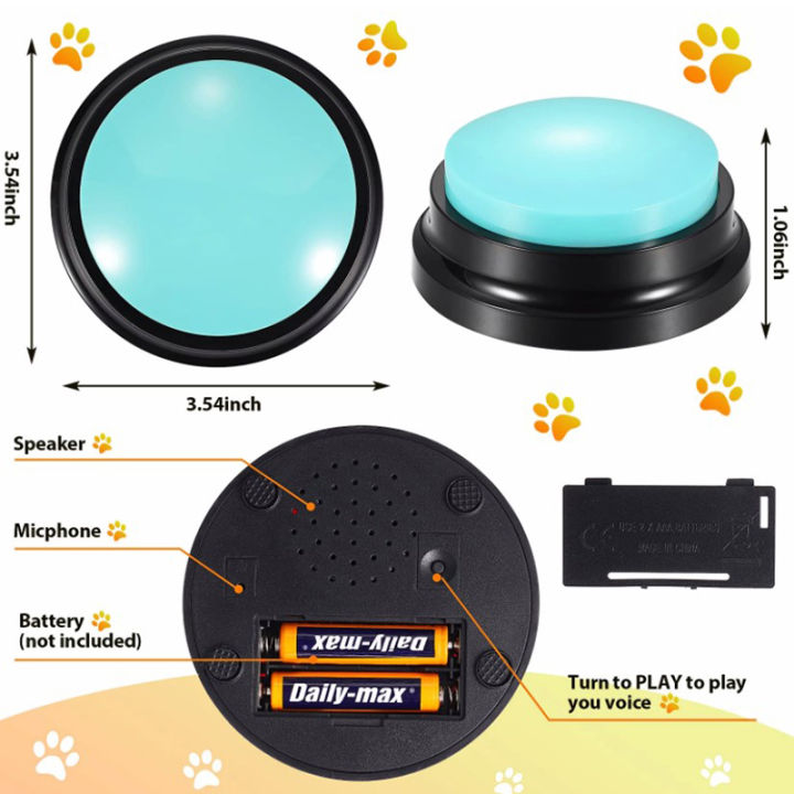 Fantic Recordable Talking Button Child Interactive Toy Phonograph ...