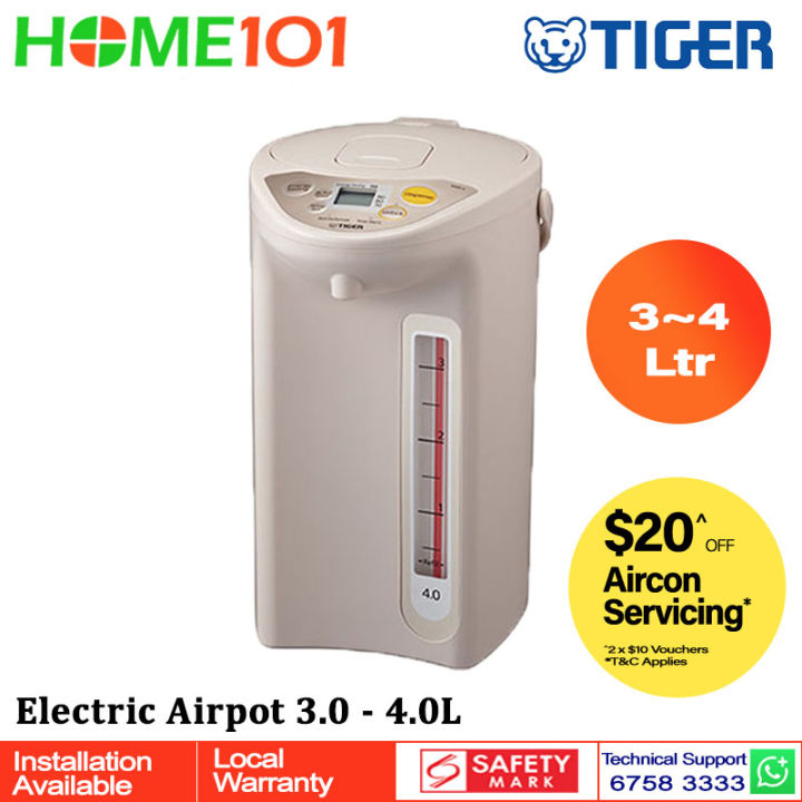 Tiger Electric Airpot 3.0 - 4.0L PDR-S30S I PDR-S40S | Lazada Singapore
