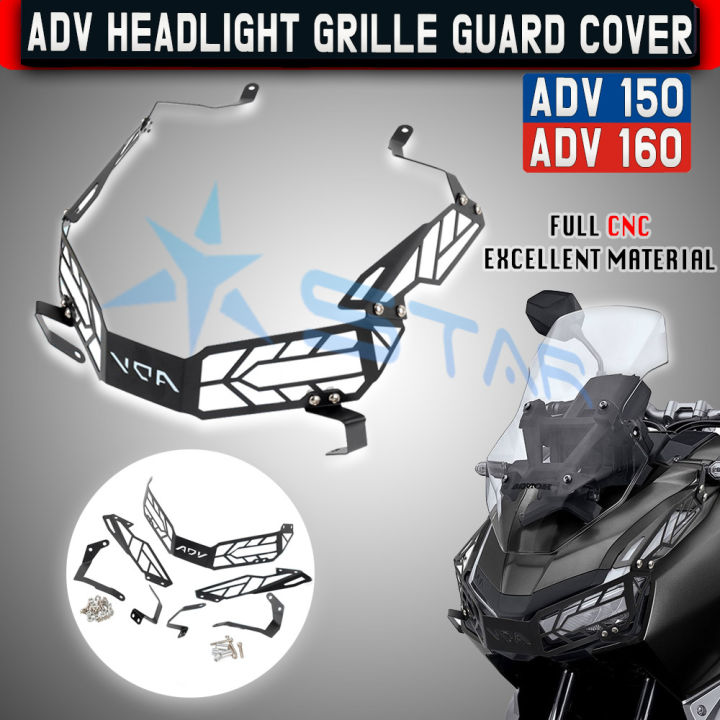 HONDA ADV 150 /ADV 160 Headlight Grill Guard Cover / Headlamp Guard ...