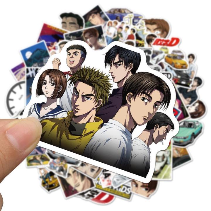 💥พร้อมส่ง💥อินิเชียล ดี 頭文字D Initial D STICKER JAPAN ANIME สติกเกอร์ กัน ...