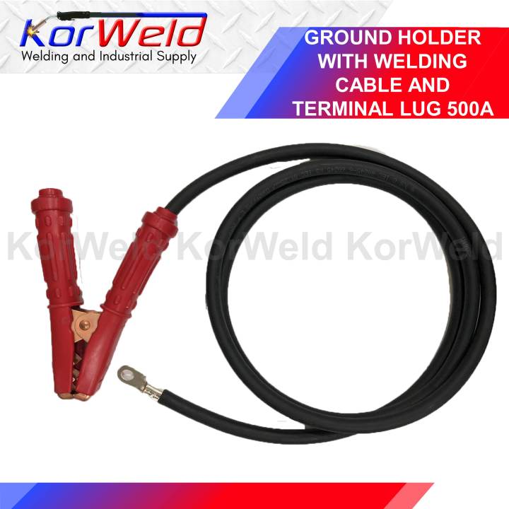 Ground Holder with Welding Cable and Terminal Lug 500A | Lazada PH